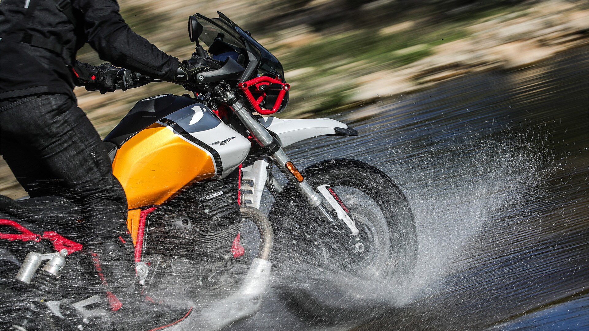 Moto Guzzi V85 TT, modern classic travel motorcycle. 850cc