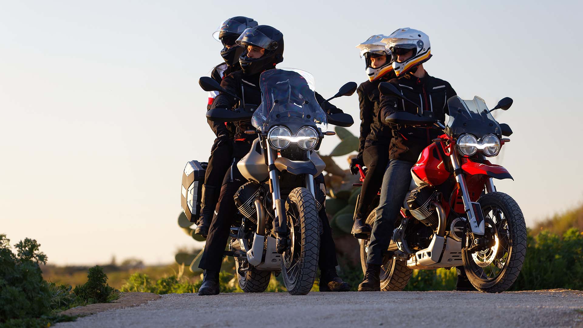 Moto Guzzi V85 TT, modern classic travel motorcycle. 850cc