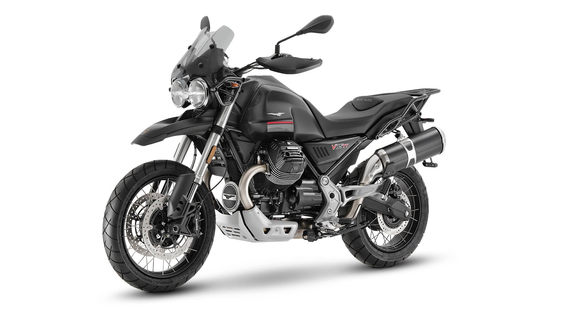 Moto Guzzi V85 TT, modern classic travel motorcycle. 850cc