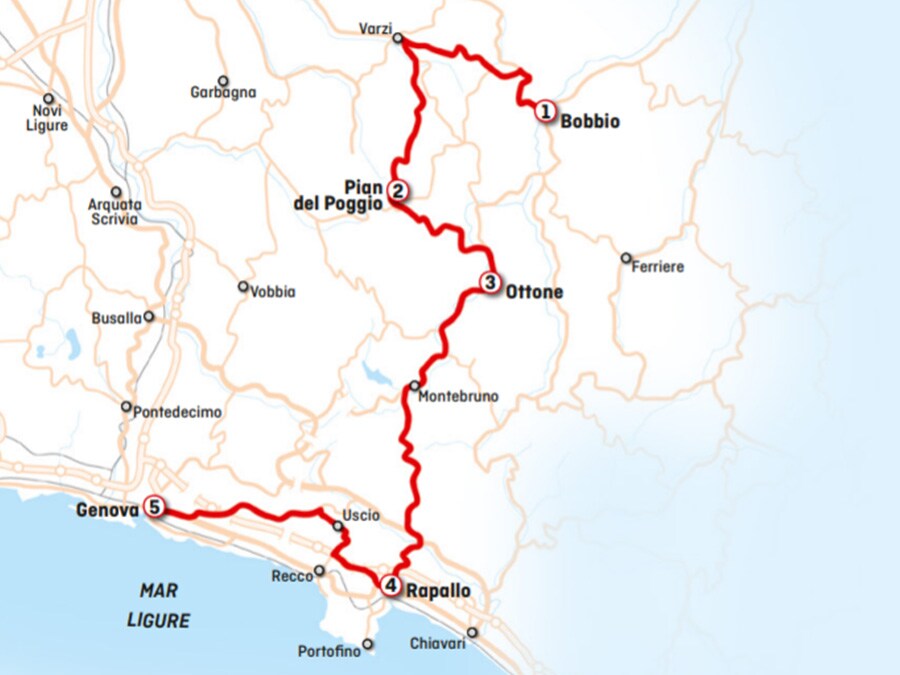 From Bobbio to Genoa along another "Salt Road”