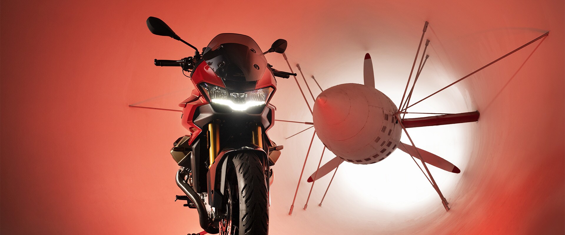 V100 Mandello Wind Tunnel | Moto Guzzi PL